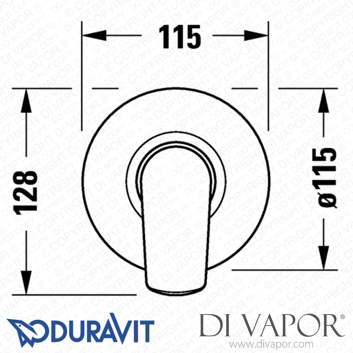 Duravit No.1 Single Lever Shower Mixer Concealed Set (N14210007) Spare ...