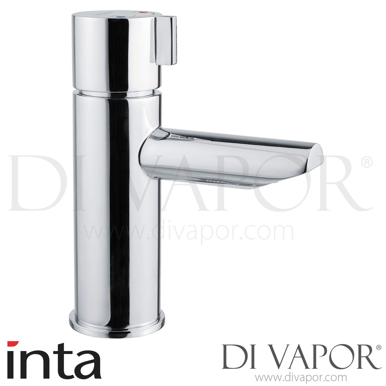 Inta NC250CP Thermostatic Non Concussive Basin Mounted Tap with ...
