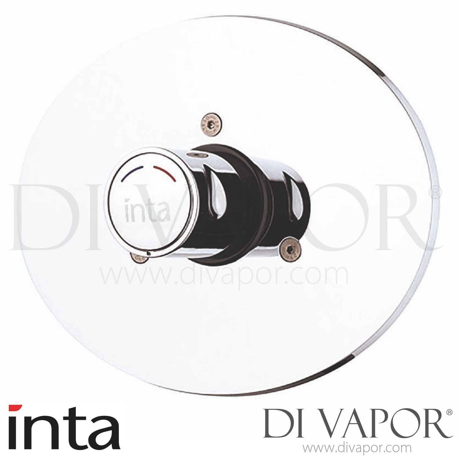 Inta NC253CP Concealed Thermostatic Timed Flow Non-Concussive Mixer ...
