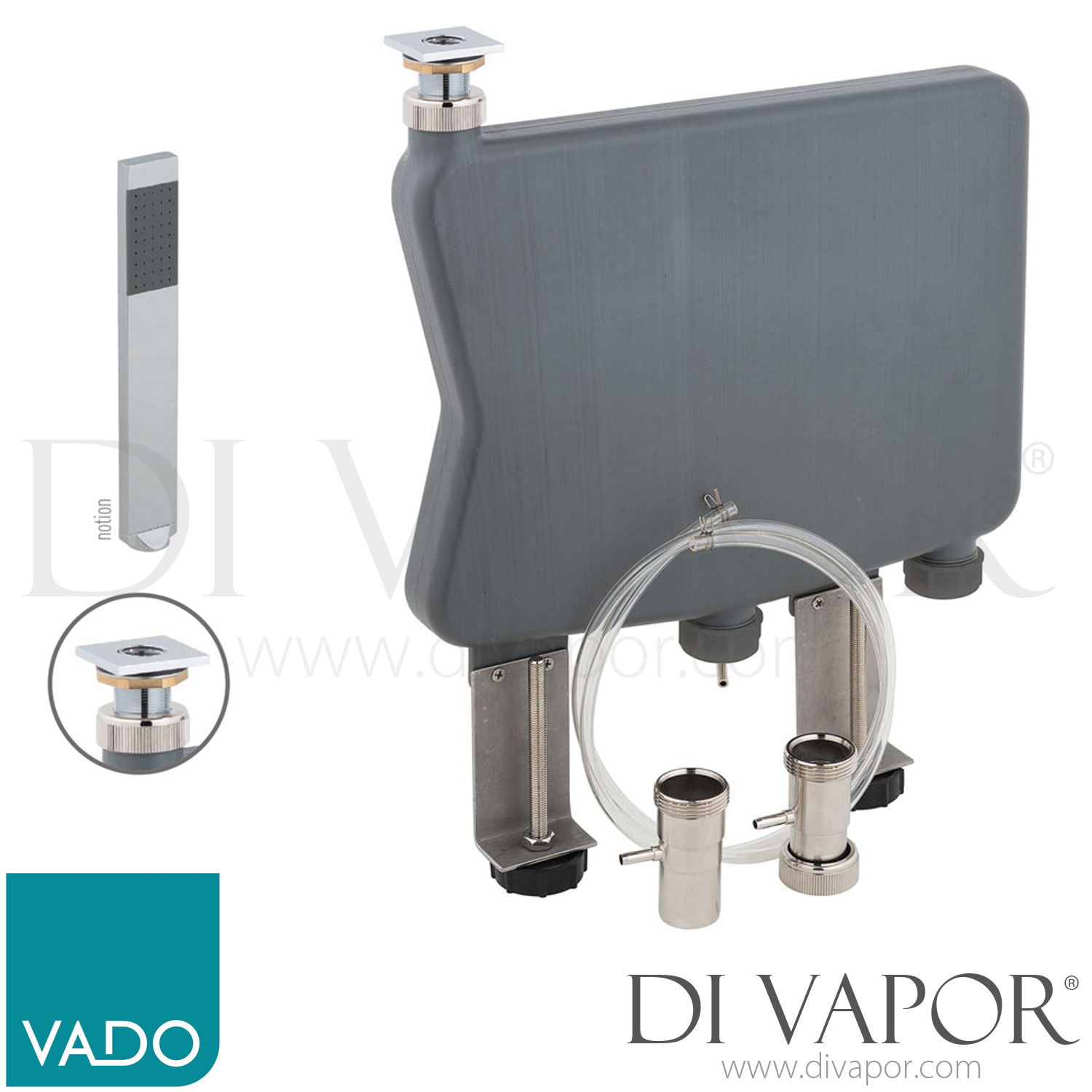 VADO NOT-CAPSULE-C/P Capsule Single Function Shower Handset Spare Parts