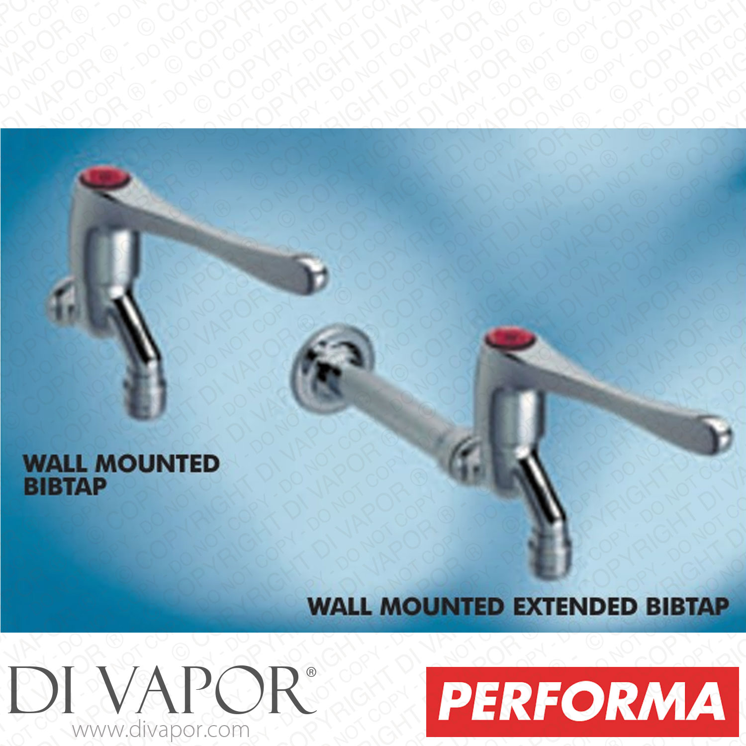 Pegler Yorkshire Performa H 361007 Healthcare Extended Bibtap Hot Spare ...