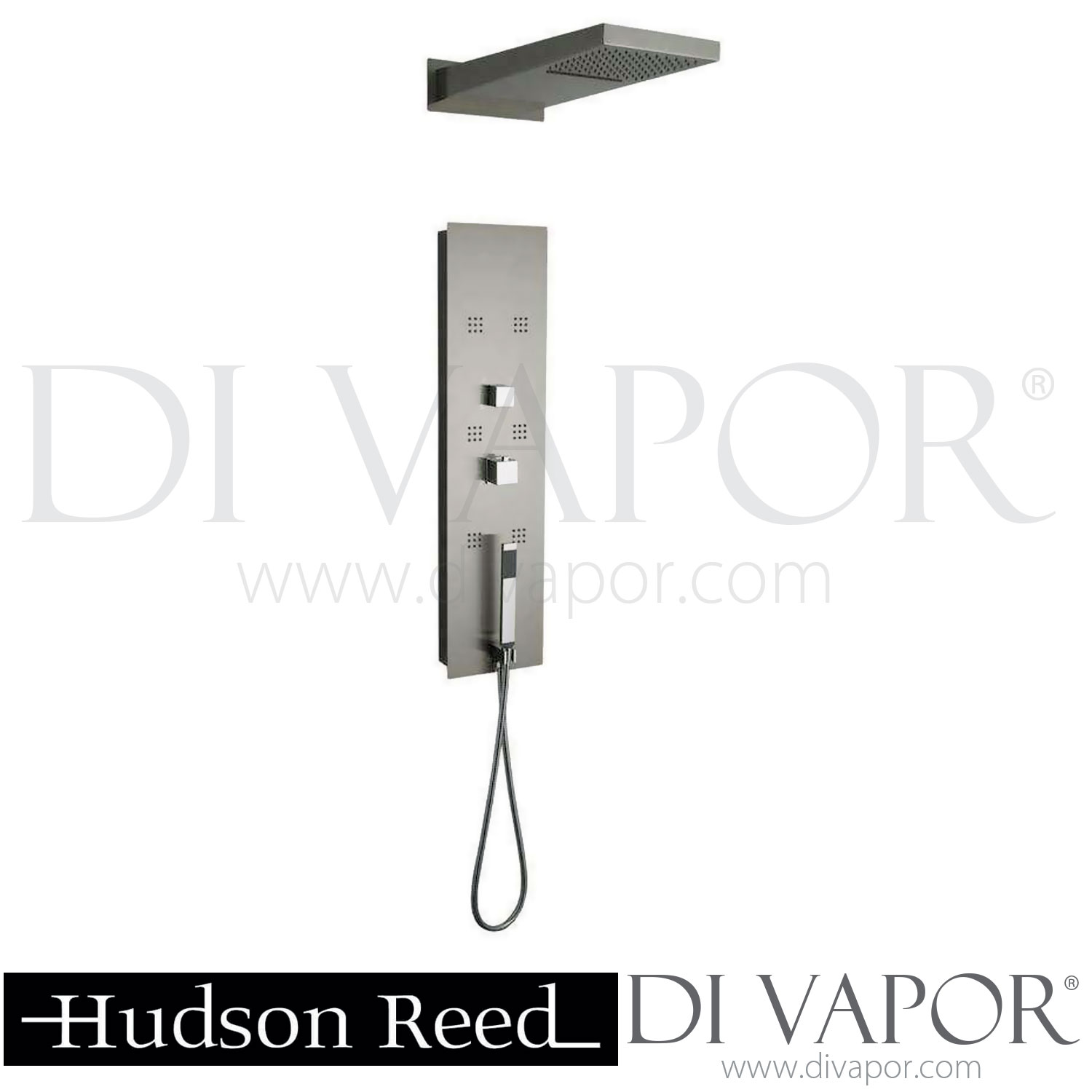 Hudson Reed PIN001 Dream Showers INTERVAL SQUARE Fully Recessed ...