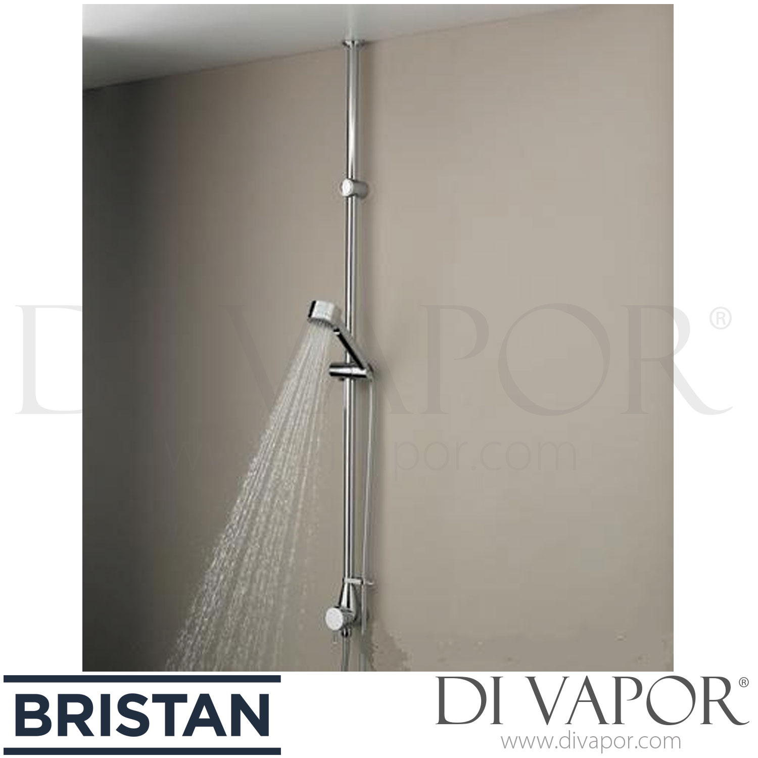 Bristan PM MTLSHX C Prism Thermostatic Surface Mounted Mini Twinline ... Bristan PM MTLSHX C Prism Thermostatic Surface Mounted Mini Twinline ...