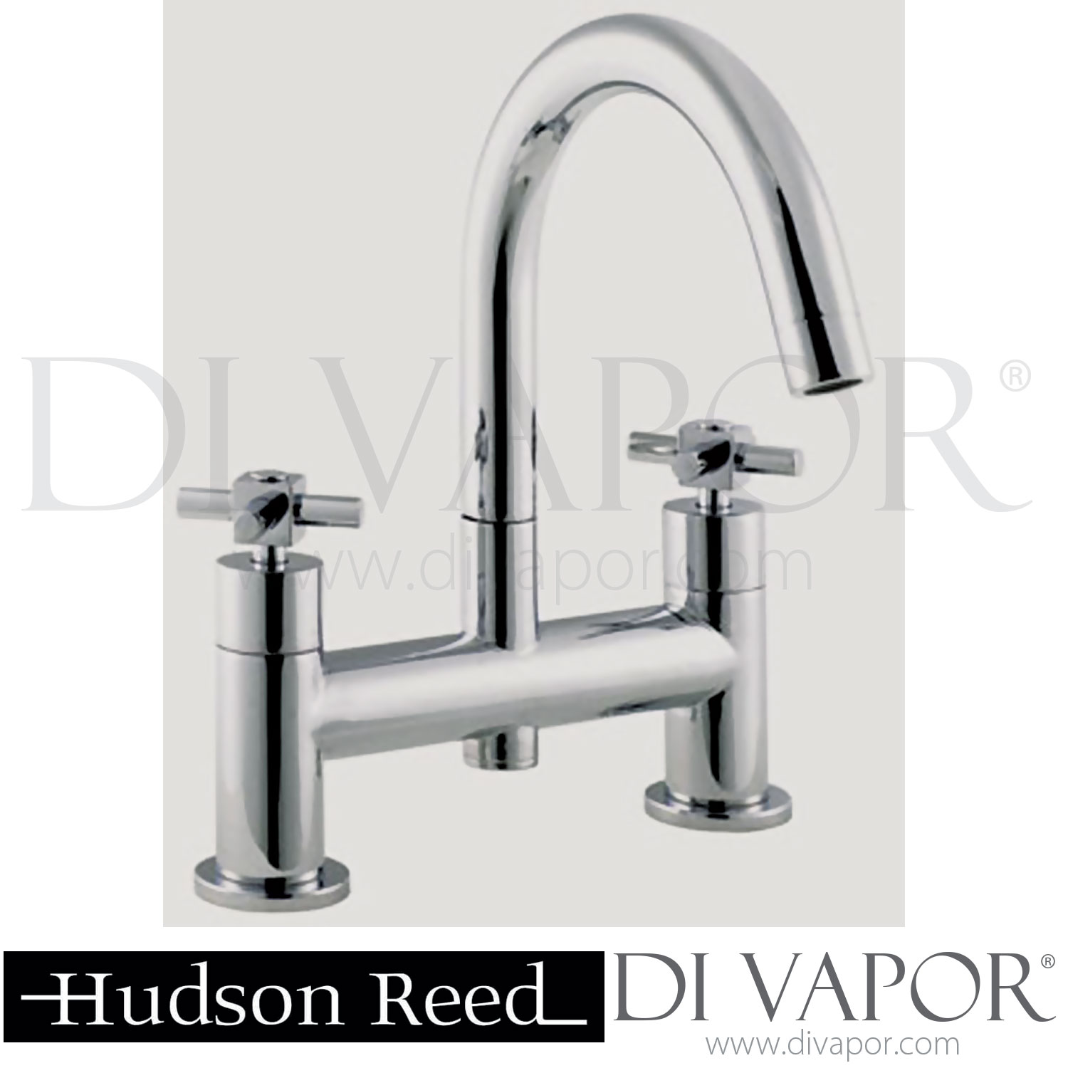 Hudson Reed / Ultra PM303-PM370 Titan Swivel Spout Bath Filler Tap ...
