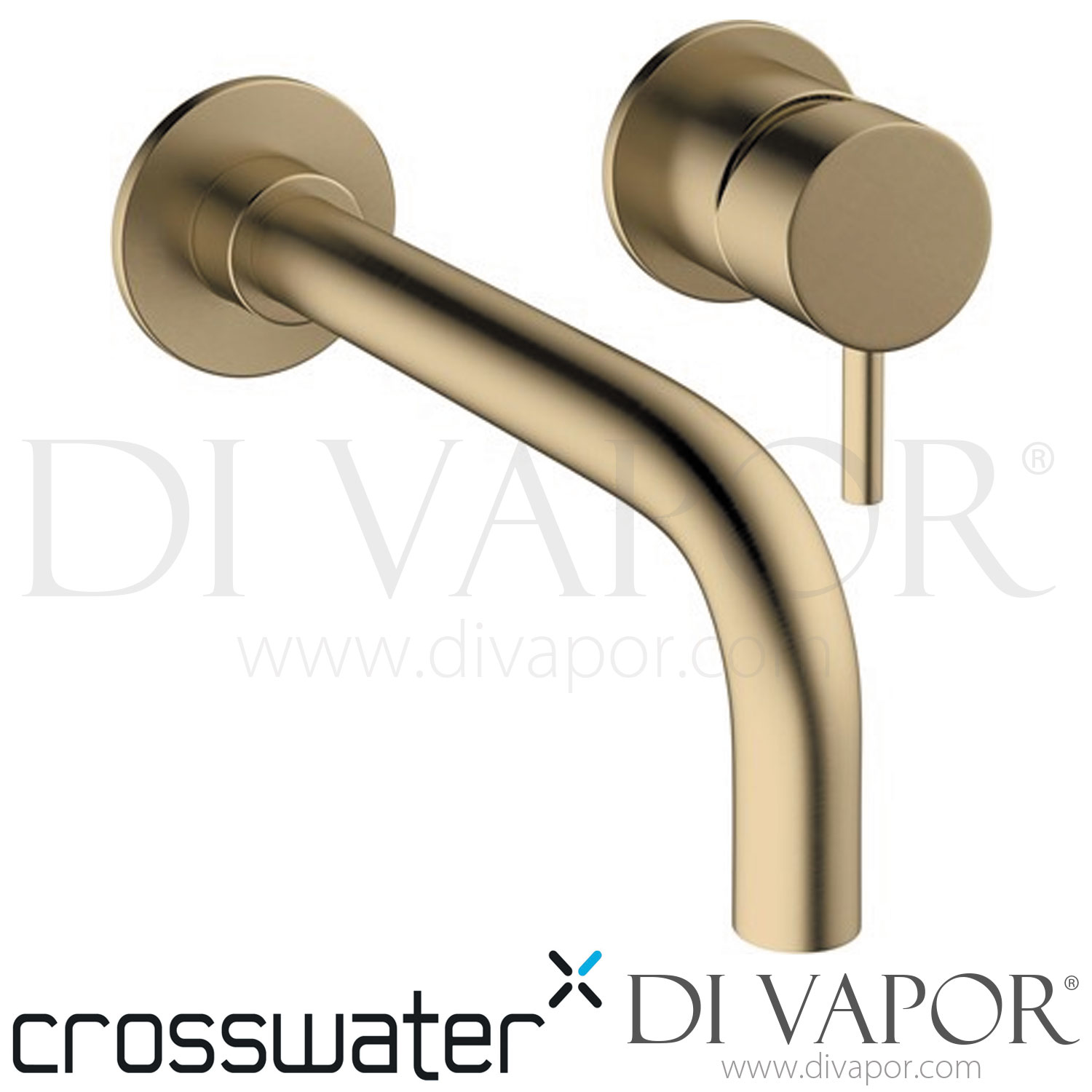 Crosswater PRO120WNW+ MPRO Basin 2 Hole Set Matt White Tap Spare Parts