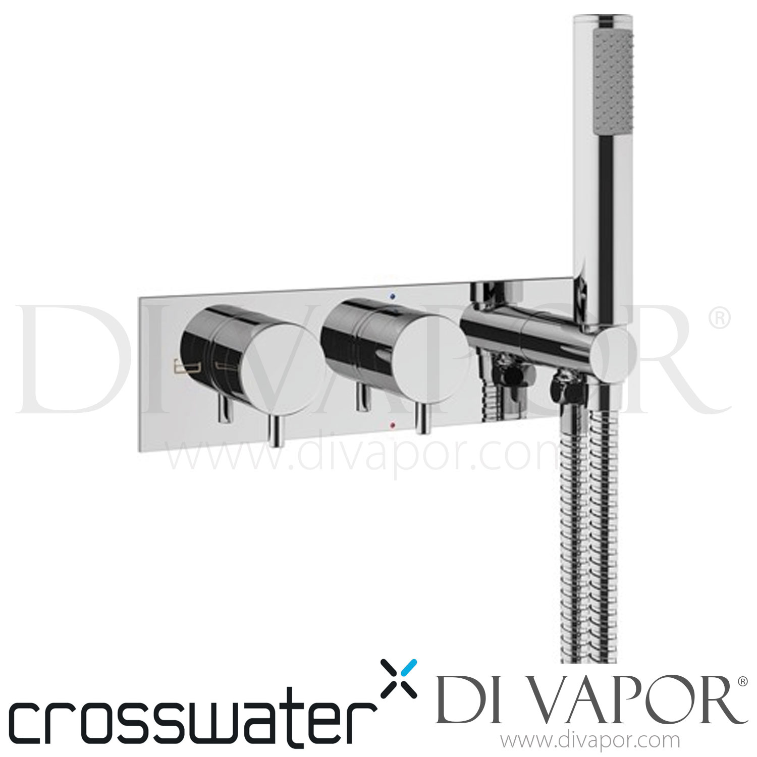 Crosswater PRO1701RM+ MPRO Thermostatic Shower Valve with 2 Way ...