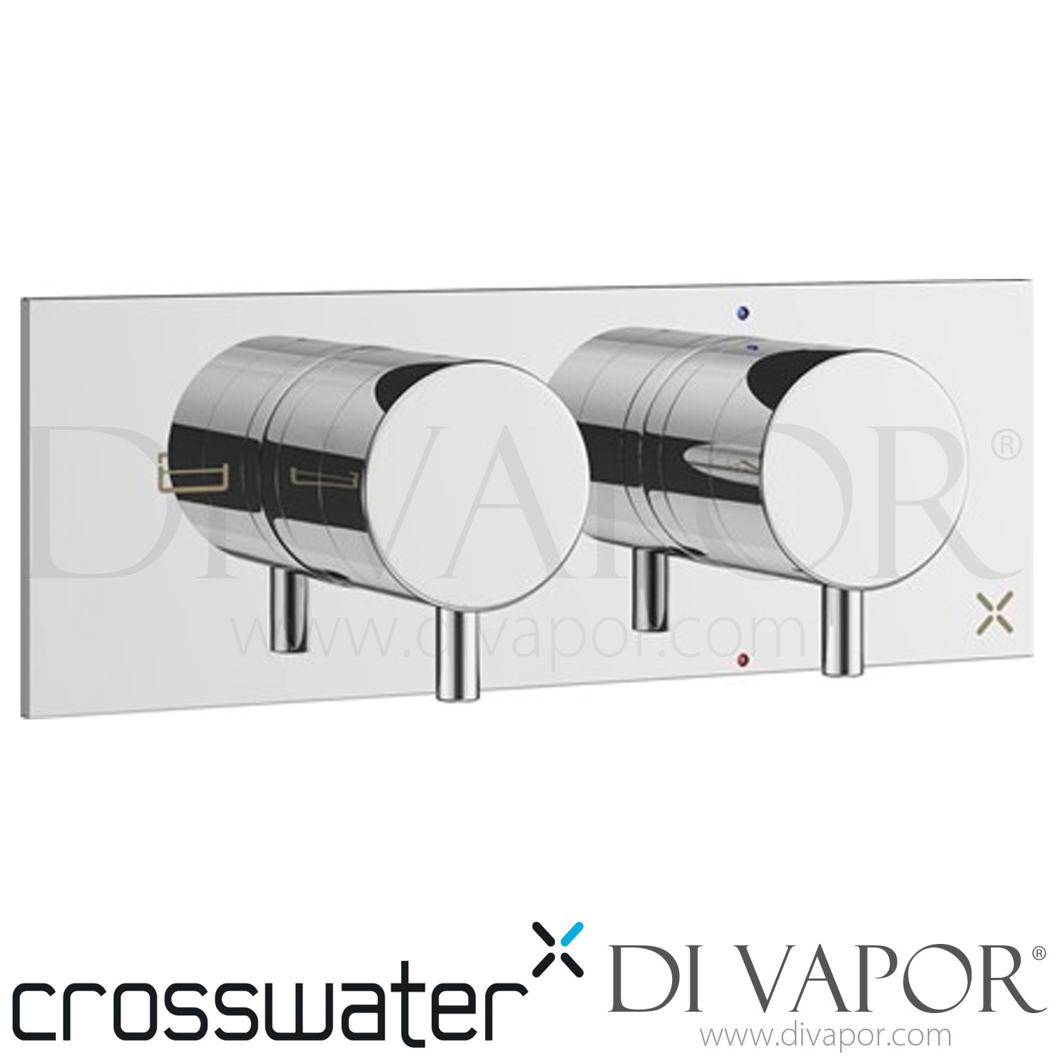 Crosswater PRO2001RF+ MPRO Thermostatic Shower Valve with 2 Way ...