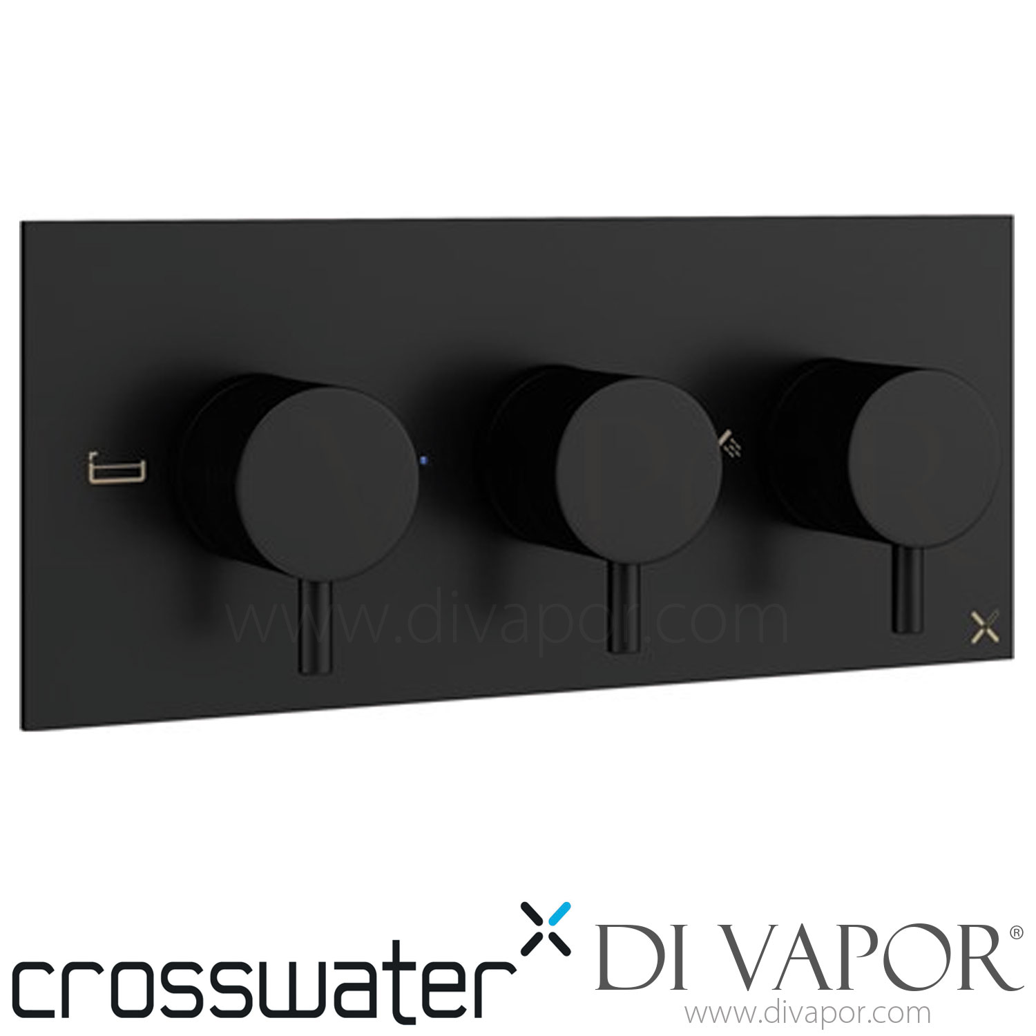 Crosswater PRO2001RV+ MPRO Thermostatic Shower Valve with 2 Way ...