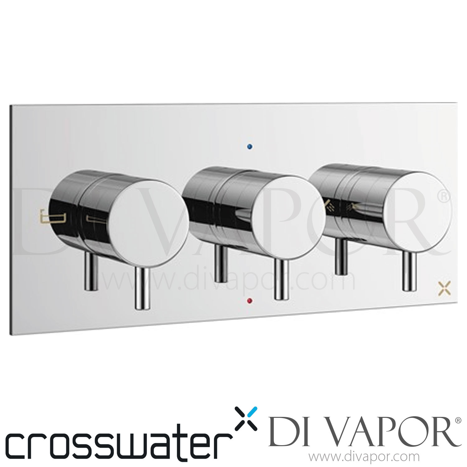 Crosswater PRO3000RC+ MPRO Thermostatic Shower Valve with 3 Way ...