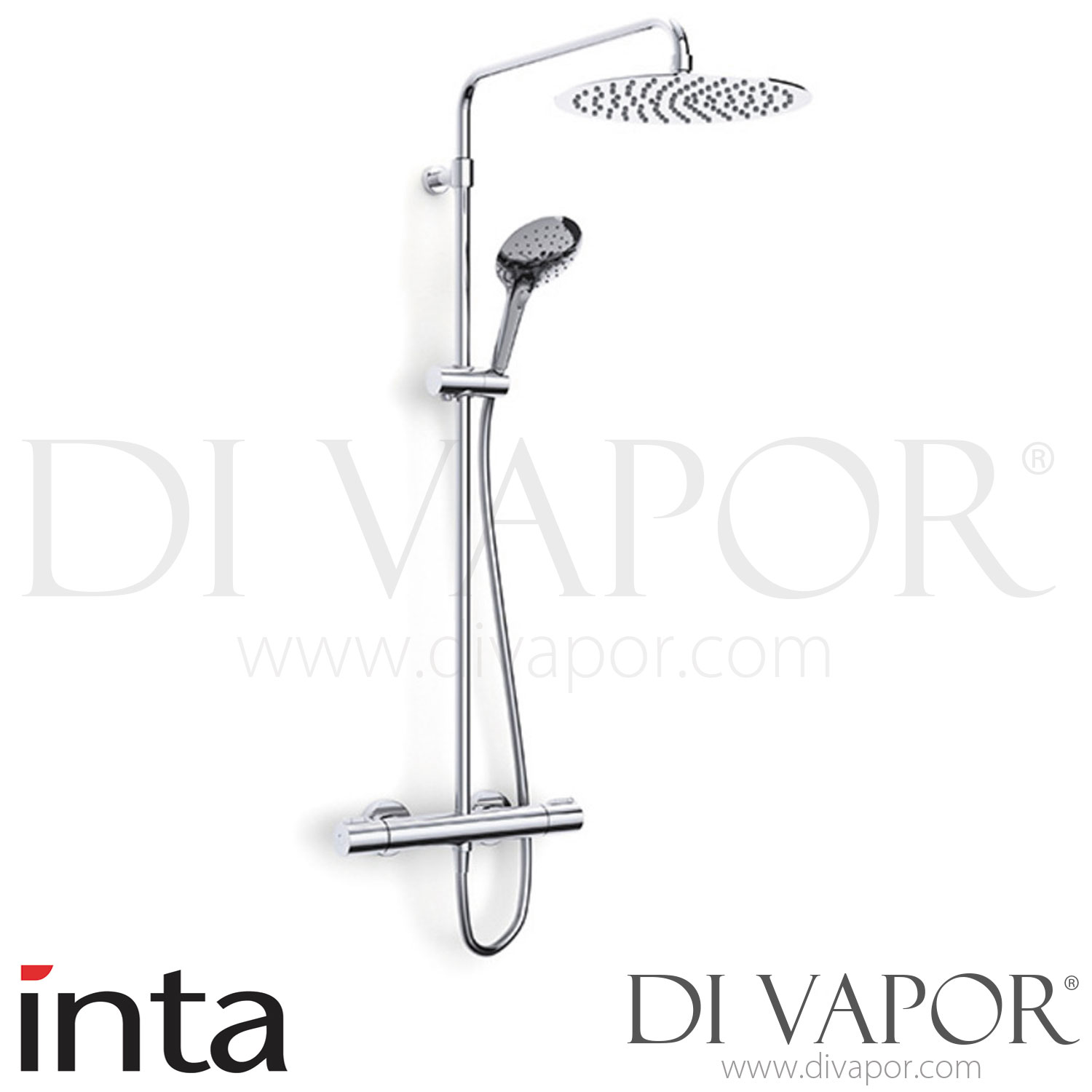 Inta PU10036CP Puro Deluxe Thermostatic Shower (Adjustable Riser) Spare ...
