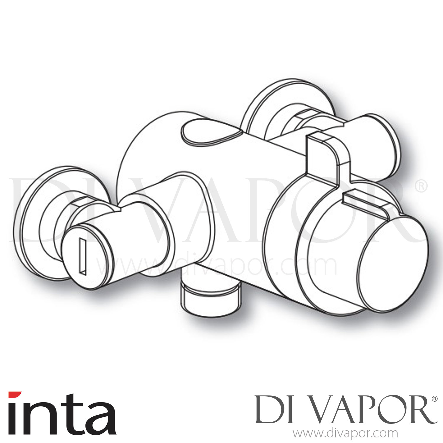 Inta PU90010CP Puro Mini Dual Control Shower Mixer Spare Parts