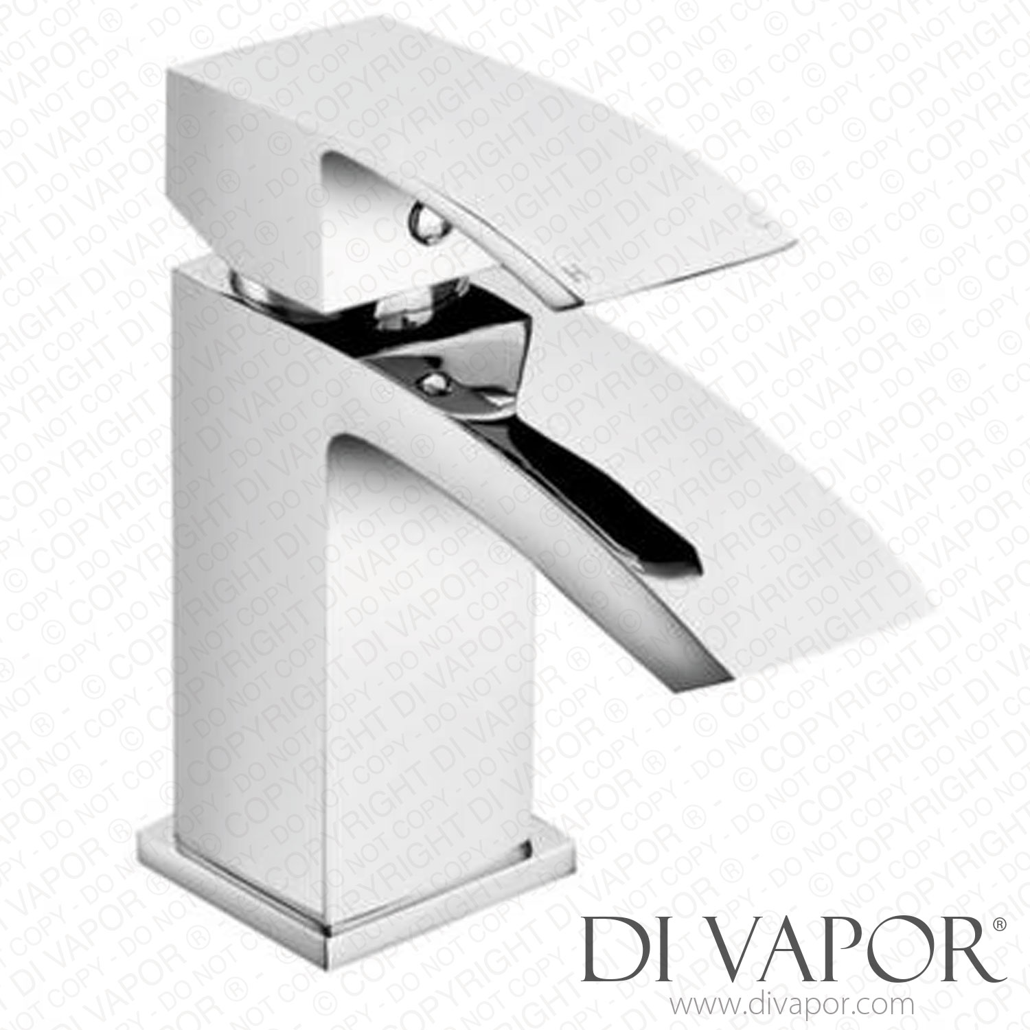 Better Bathrooms RAKMET3001 RAK Ceramics Metropolitan Chrome Mono Basin ...