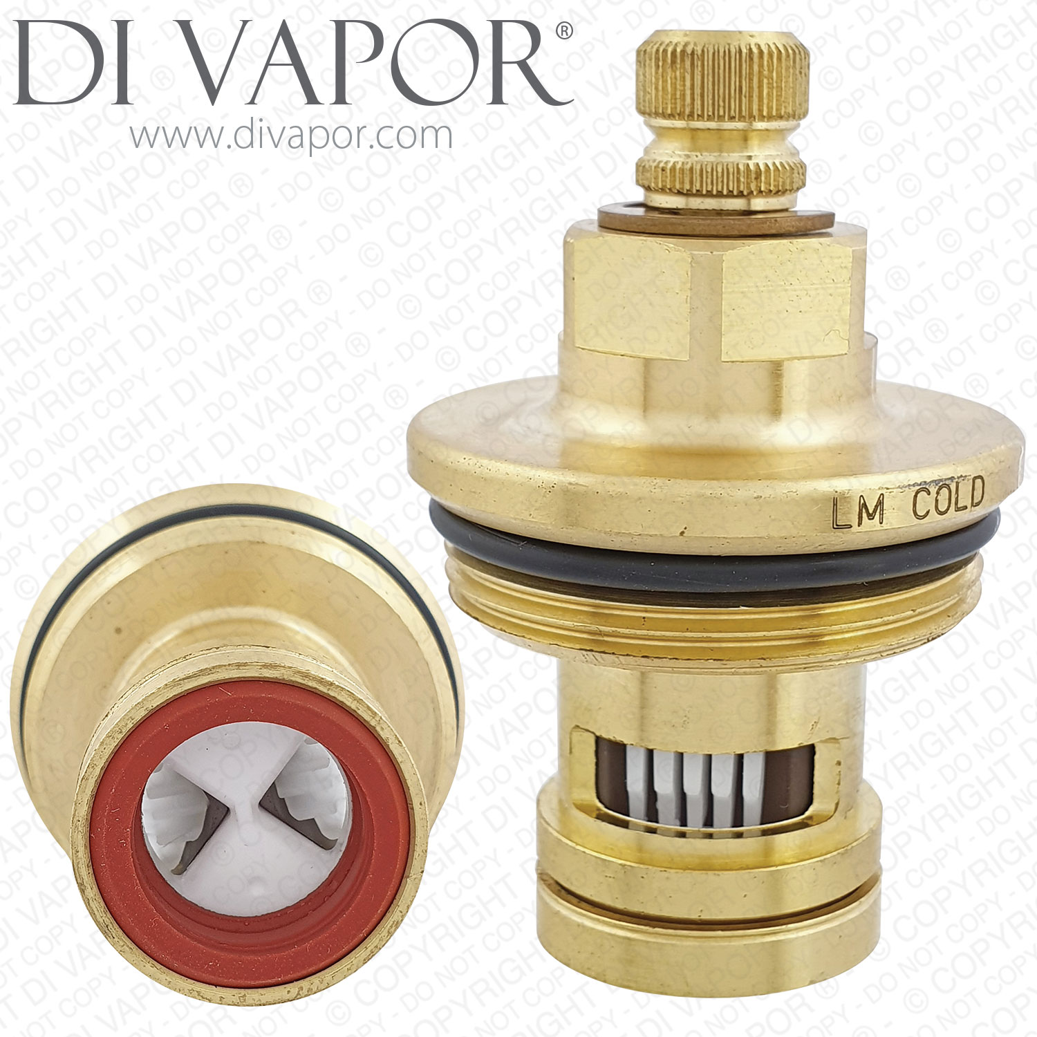 Rangemaster Aquadisc Twin Lever Cold Tap Cartridge - RM8291