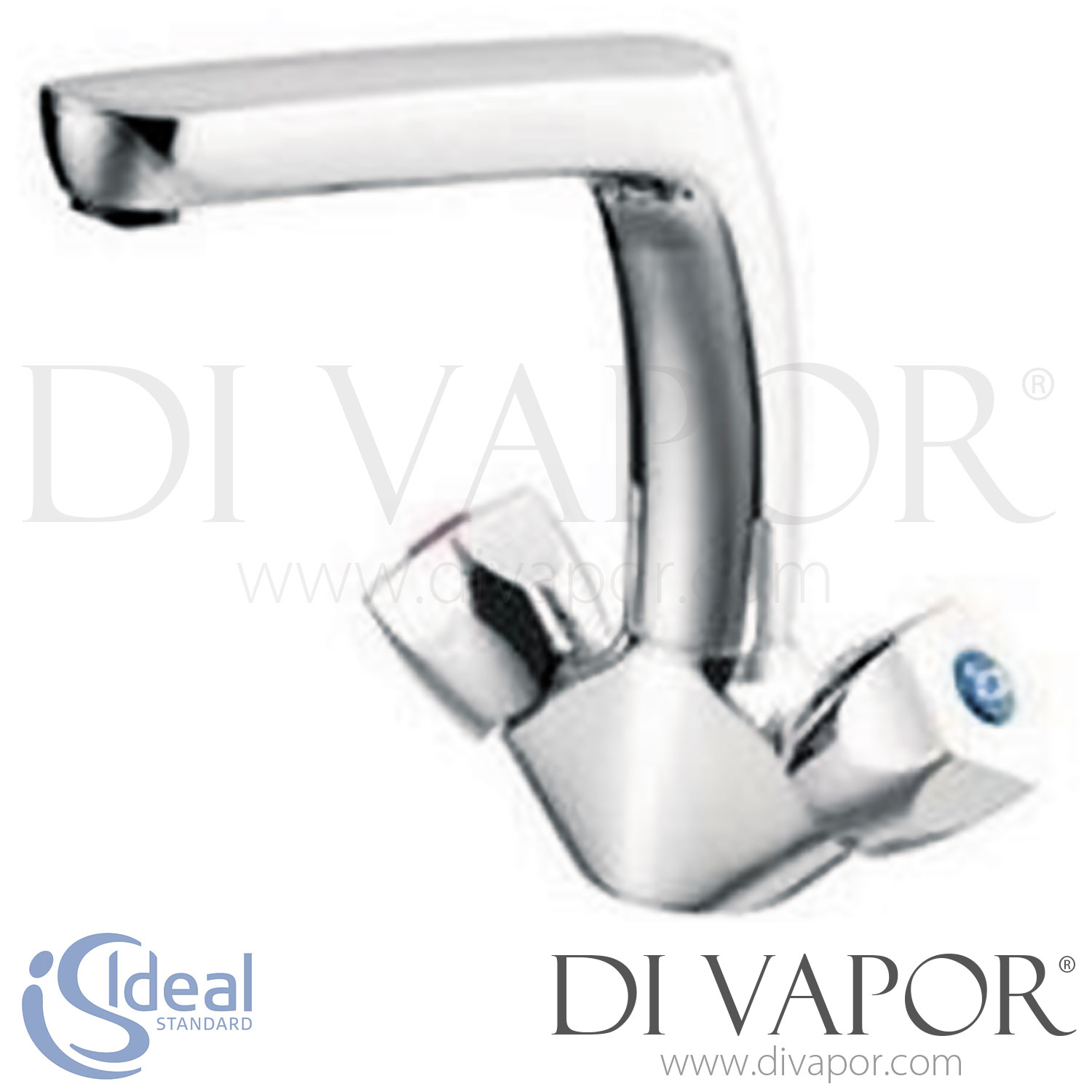 Ideal Standard S7484AA Swan New Kit Mixer R-Mounted Chrome 1H Hrs 5Fh ...