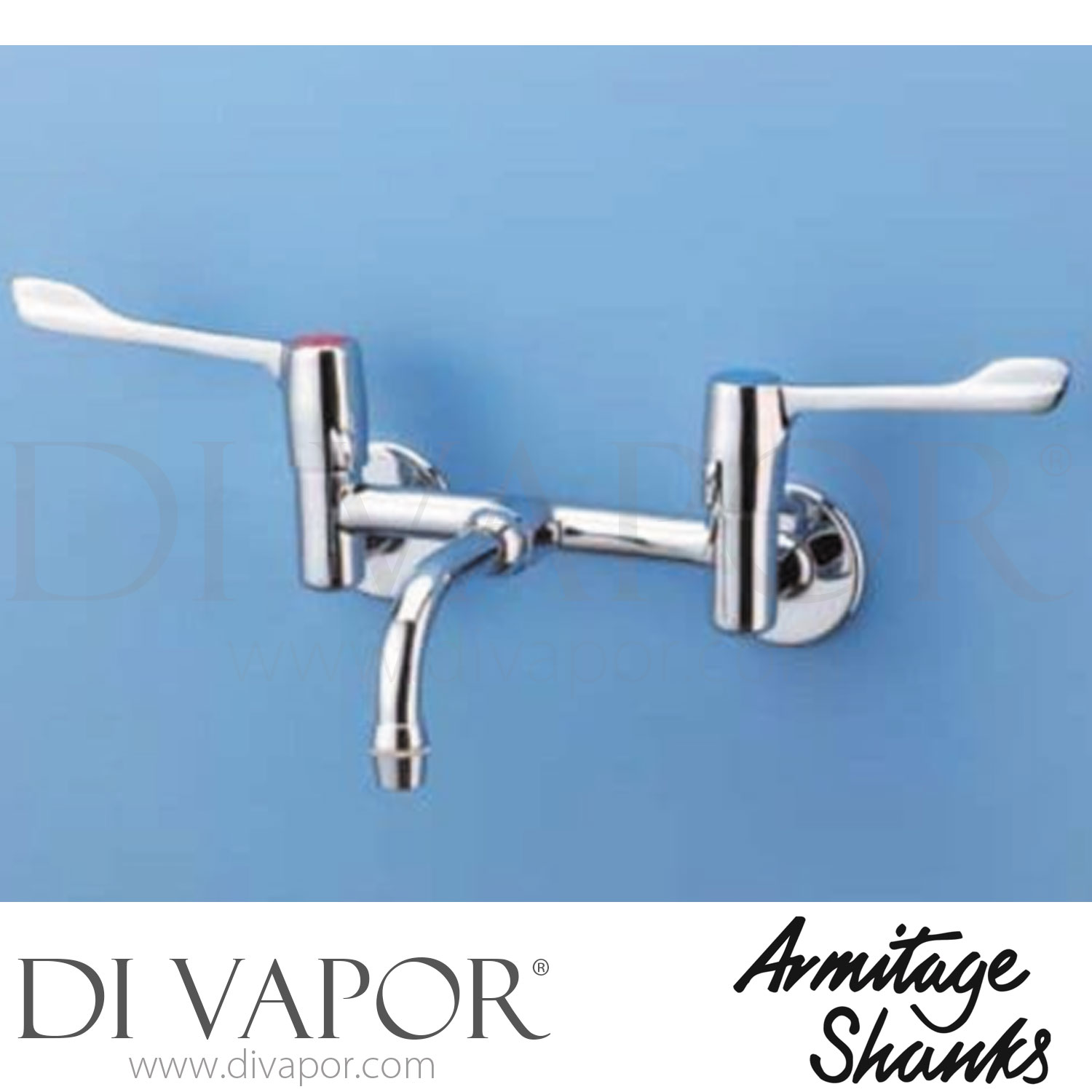 Armitage Shanks S8235AA Markwik Wall Mounted Mixer Single Flow Tap ...
