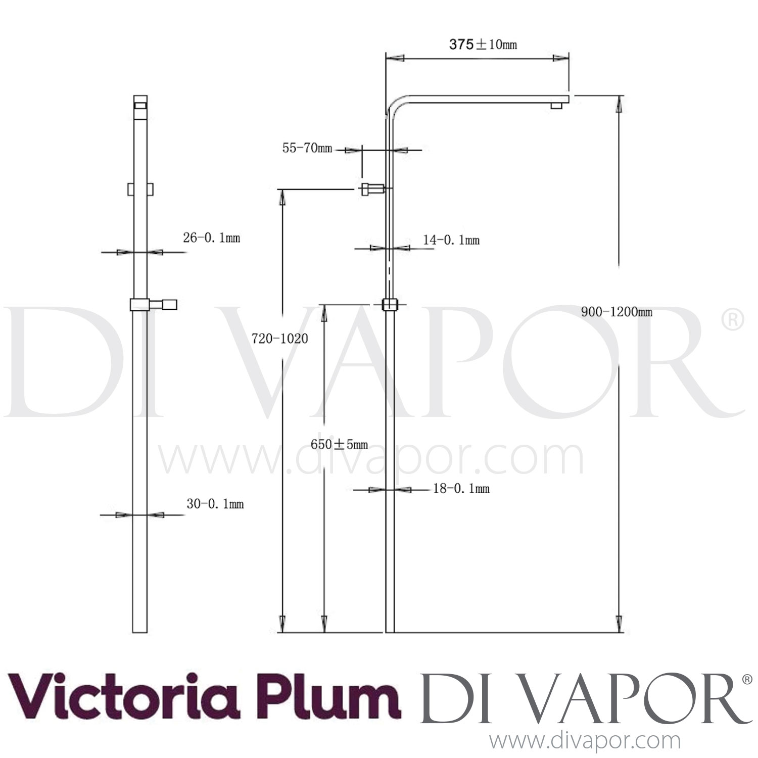 Orchard Wye Thermostatic Square Shower System (SHS7 / CILISS7 ...