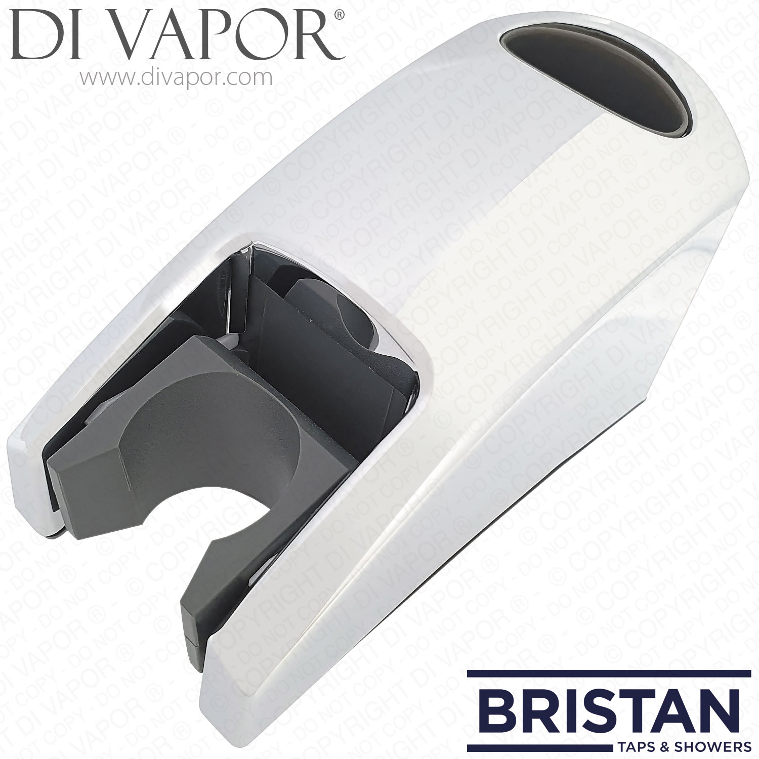 Bristan SLID 765150 02 CA Slider for Oval Shower Rails (Chrome)