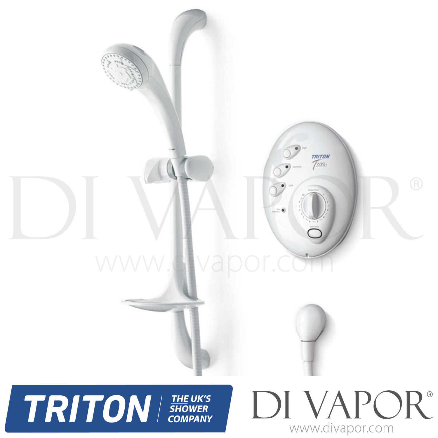 Triton SP3049SI T300si Remote 9.5kW Electric Shower (White) Spare Parts