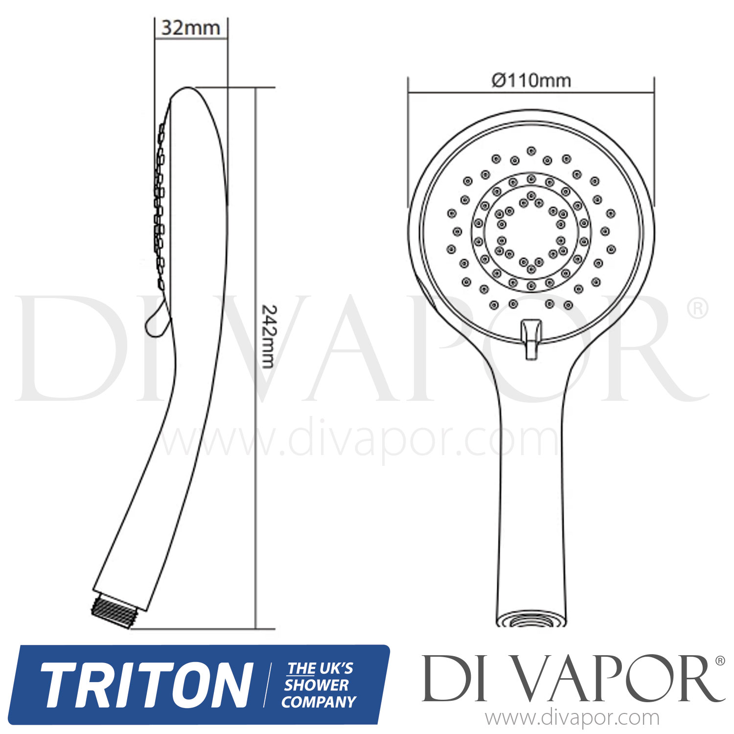 Triton Sp8008zffthm T80z Thermostatic Fast Fit Electric Shower 8 5kw
