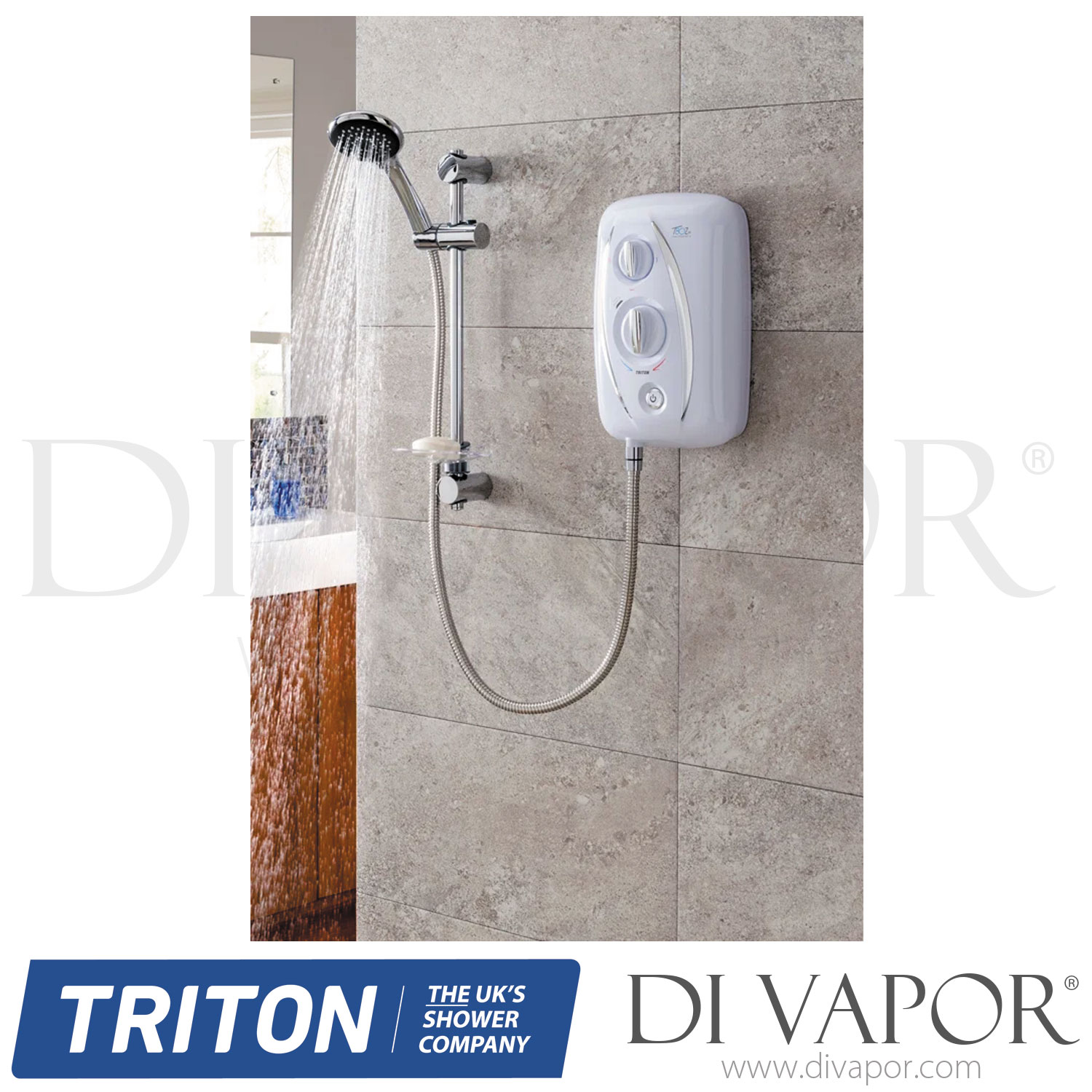 Triton Sp8008zffthm T80z Thermostatic Fast Fit Electric Shower 8 5kw