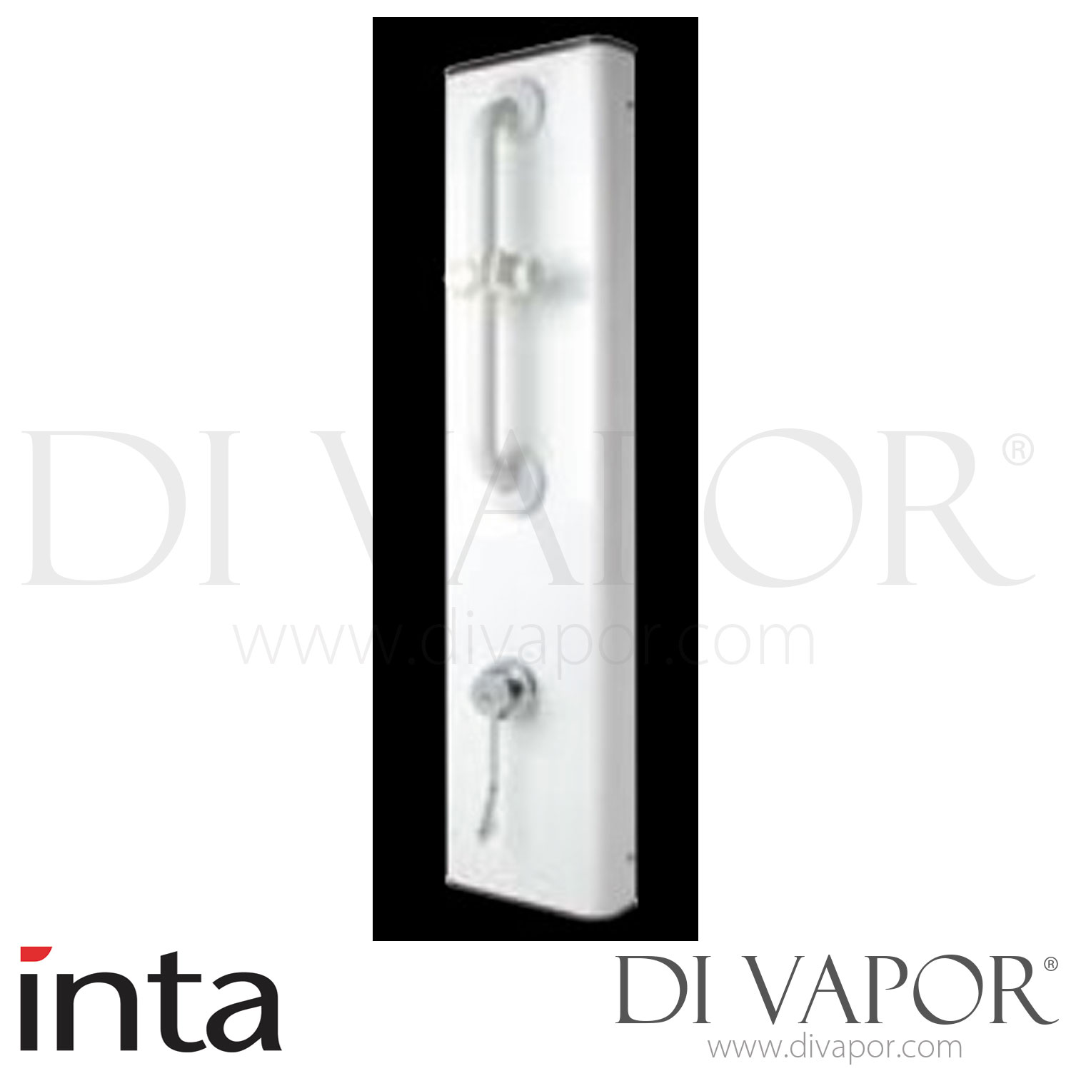Inta SP9214CP Shower Panel White Powder Coated with Sequential Control ...