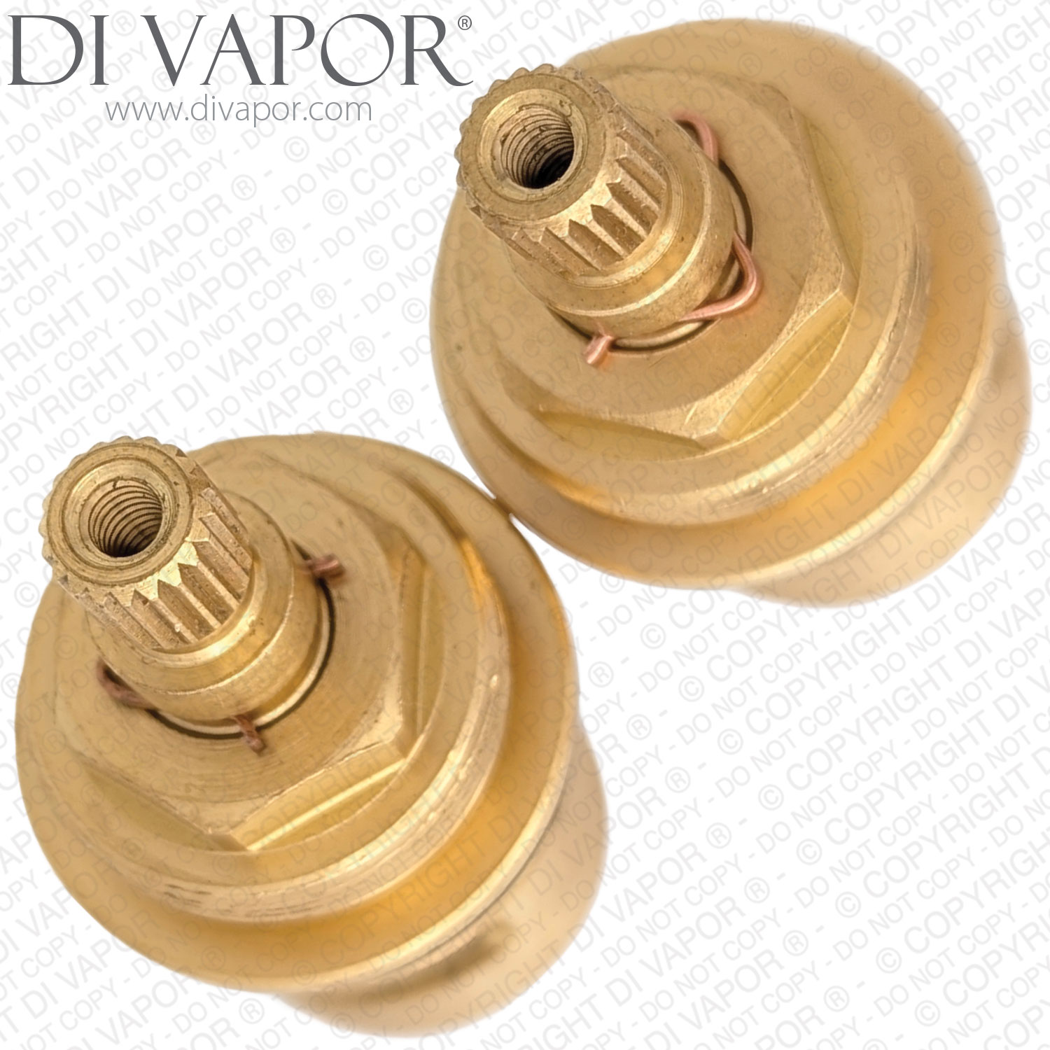 Hudson Reed Pair 3/4 Quarter Turn Ceramic Disc Tap Cartridge Valves Hot ...