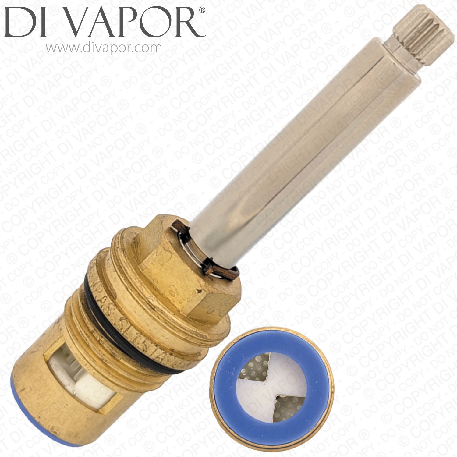 88mm 1/2" Cold Flow Cartridge with Nickel Spindle - SSL15TA90 88NP WRAS