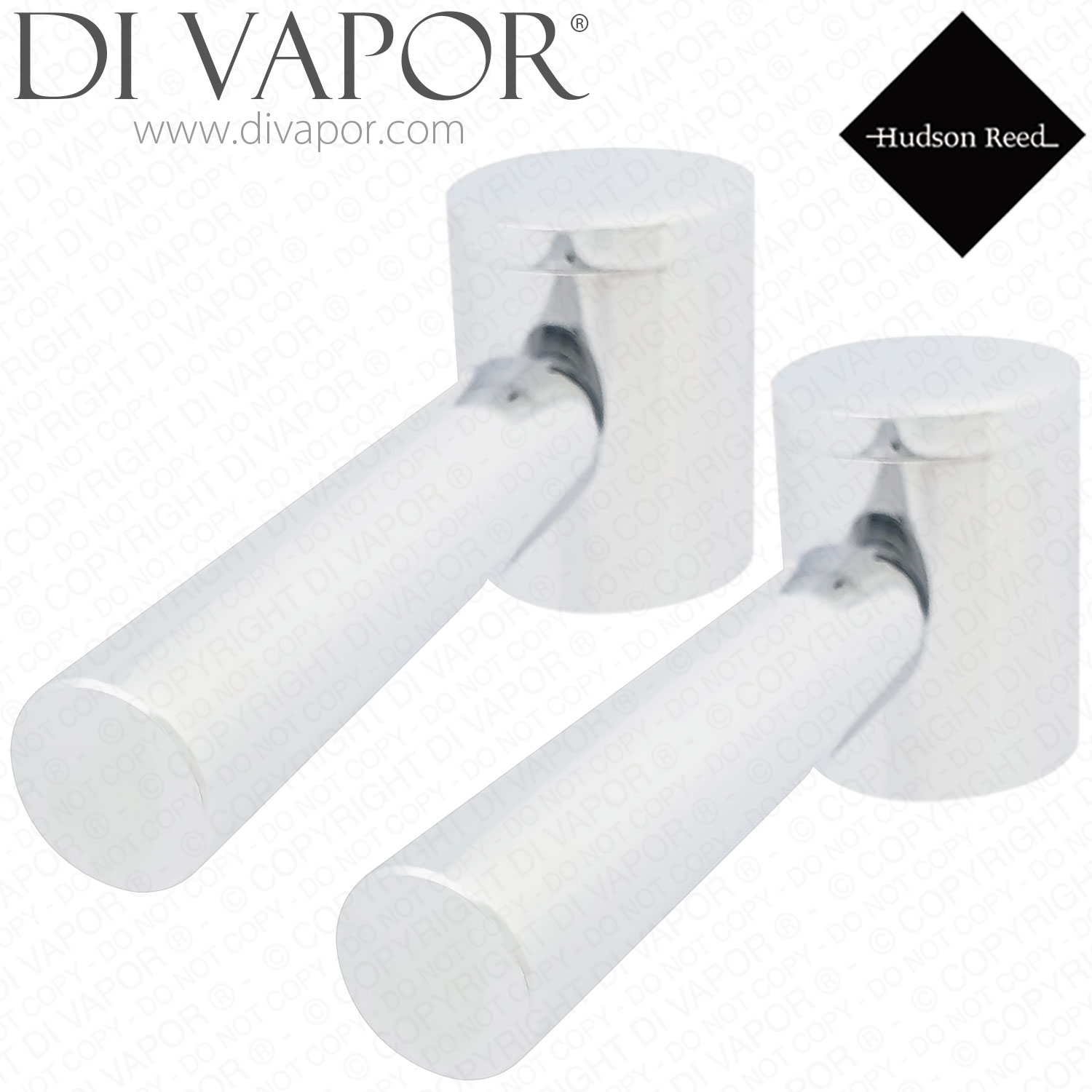 Hudson Reed STECLTH Lever Handle Pair (Handle Only)