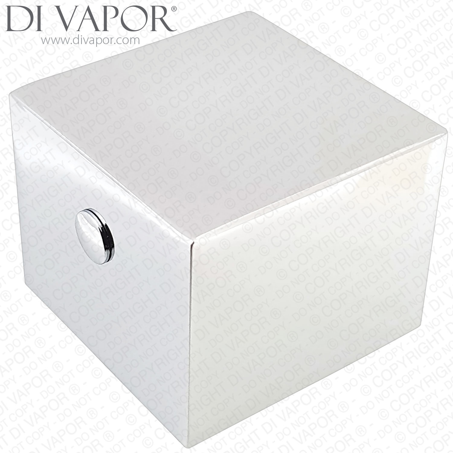 T46042-03A Shower Valve Square Flow Control Handle Knob - Chrome