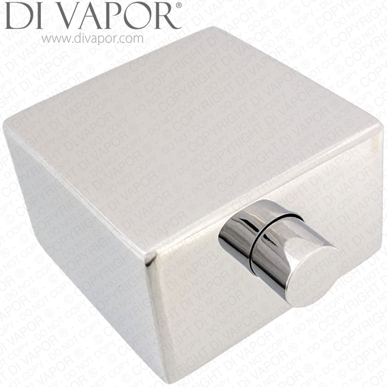 T47042-03 Shower Valve Square Temperature Control Handle Knob - 42mm x 42mm