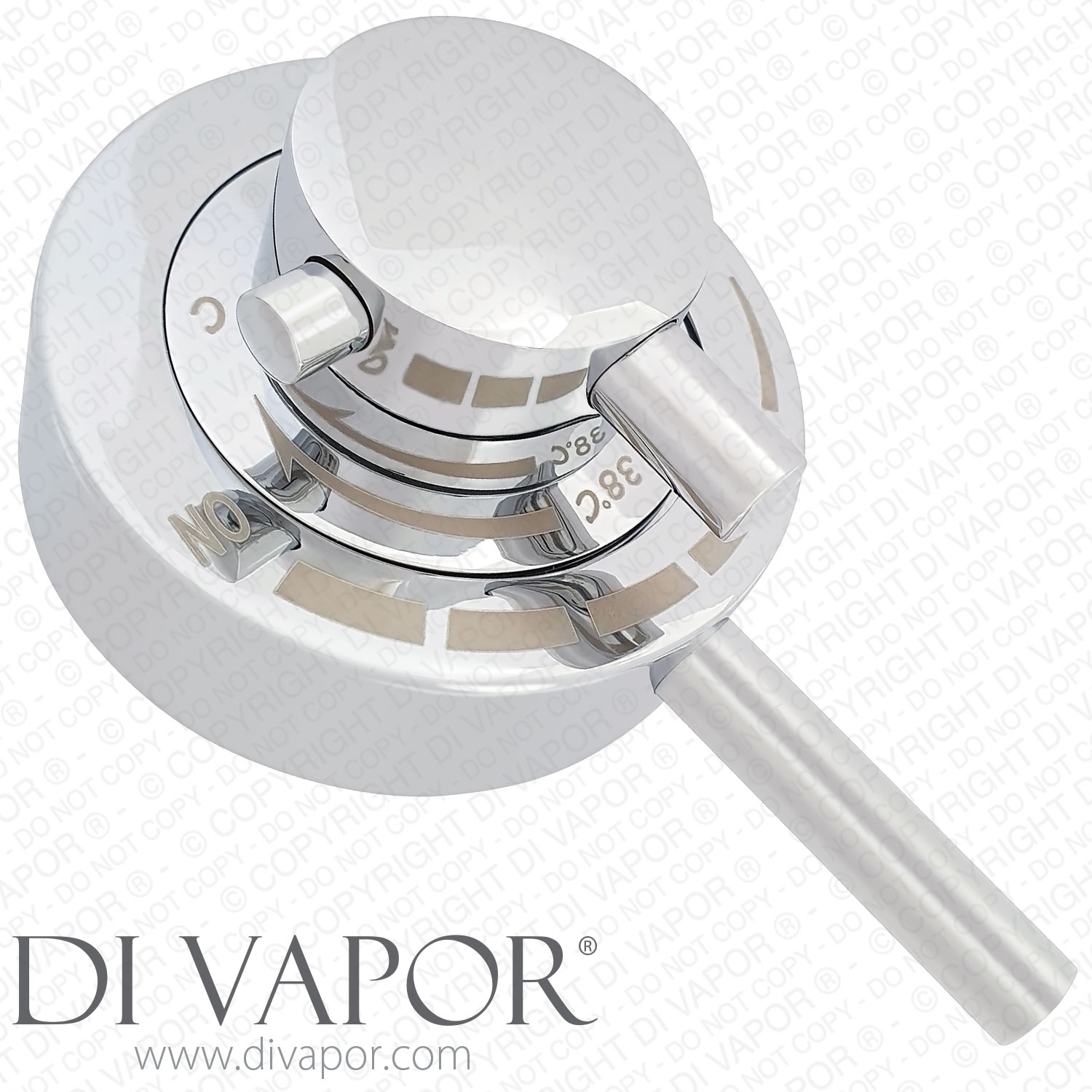 Handle for ENKI T58 Modern Thermostatic Shower Valve Concentric Chrome ...