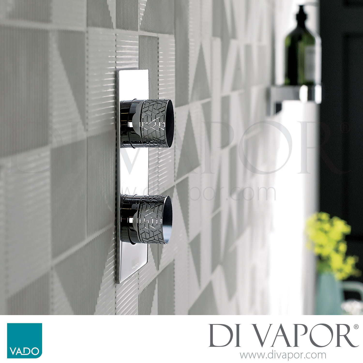 VADO TAB-148/2-OMI-C/P Tablet Omika 2 Outlet 2 Handle Concealed ...