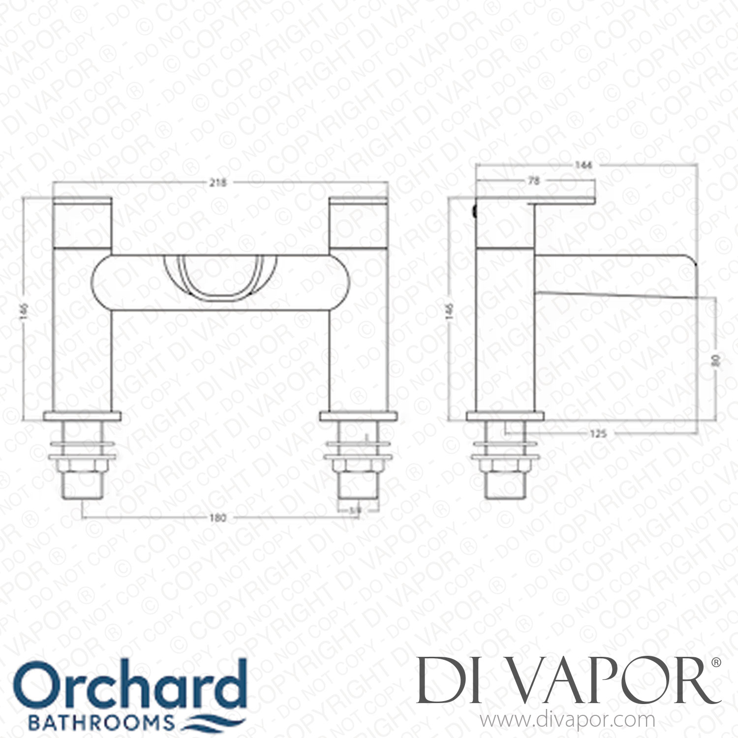 Orchard TAP139A Wharfe Waterfall Bath Mixer Tap Spare Parts