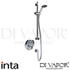 Inta Telo Thermostatic Concealed Shower Spare Parts - TL40014CP GEN1