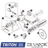 Triton Hart/Alterna Amala Exposed Mixer Shower Spare Parts - TR DV 528