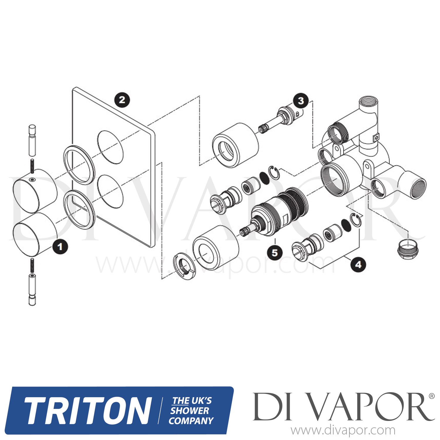 Triton Lorente Dual Control Mixer Shower - May 2012 - Spare Parts - TR ...