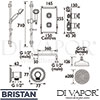 Bristan TRINITY SHWR PK Trinity Shower Pack with Fixed Head and ...