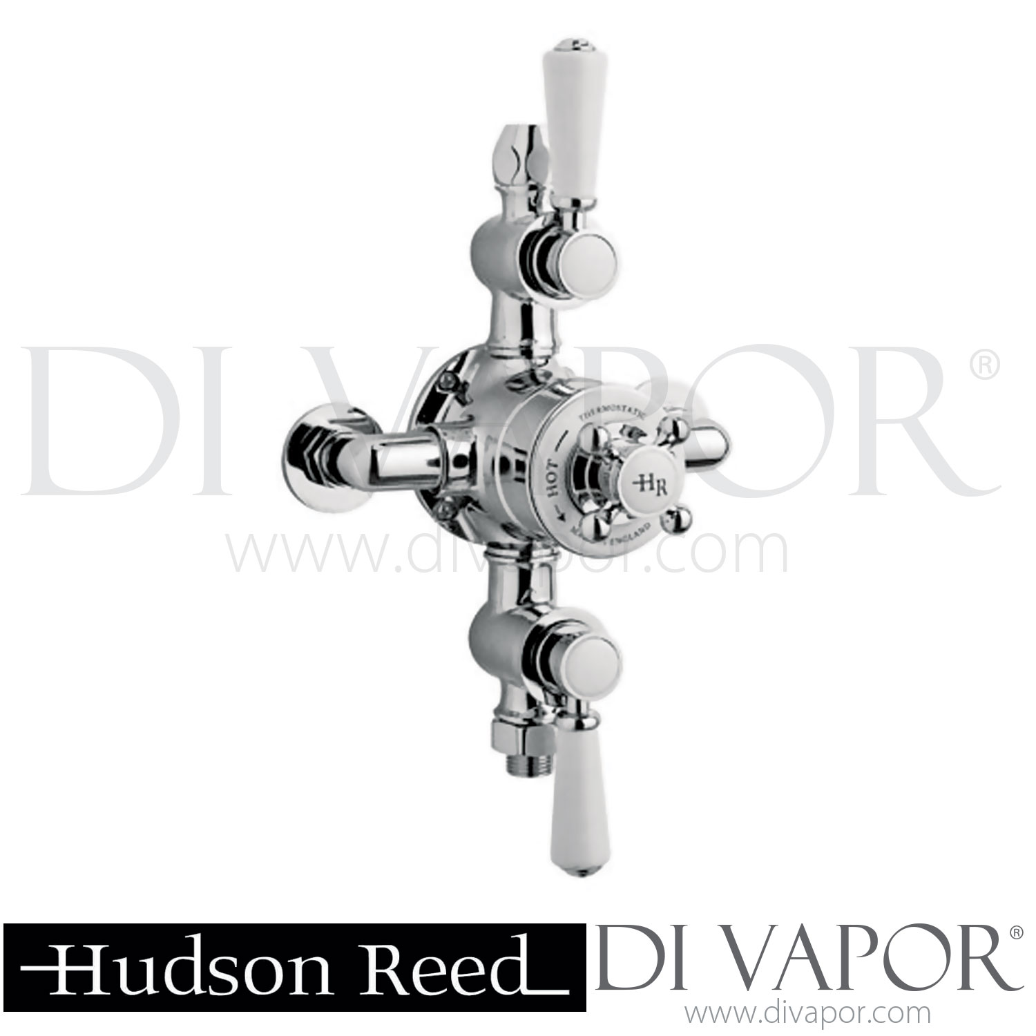 Hudson Reed Topaz Triple Exposed Thermostatic Shower Valve - TSVT102 ...