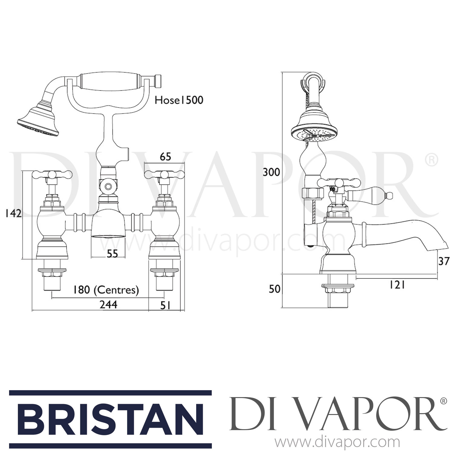 Bristan TY2 BSM C Trinity Bath Shower Mixer Spare Parts