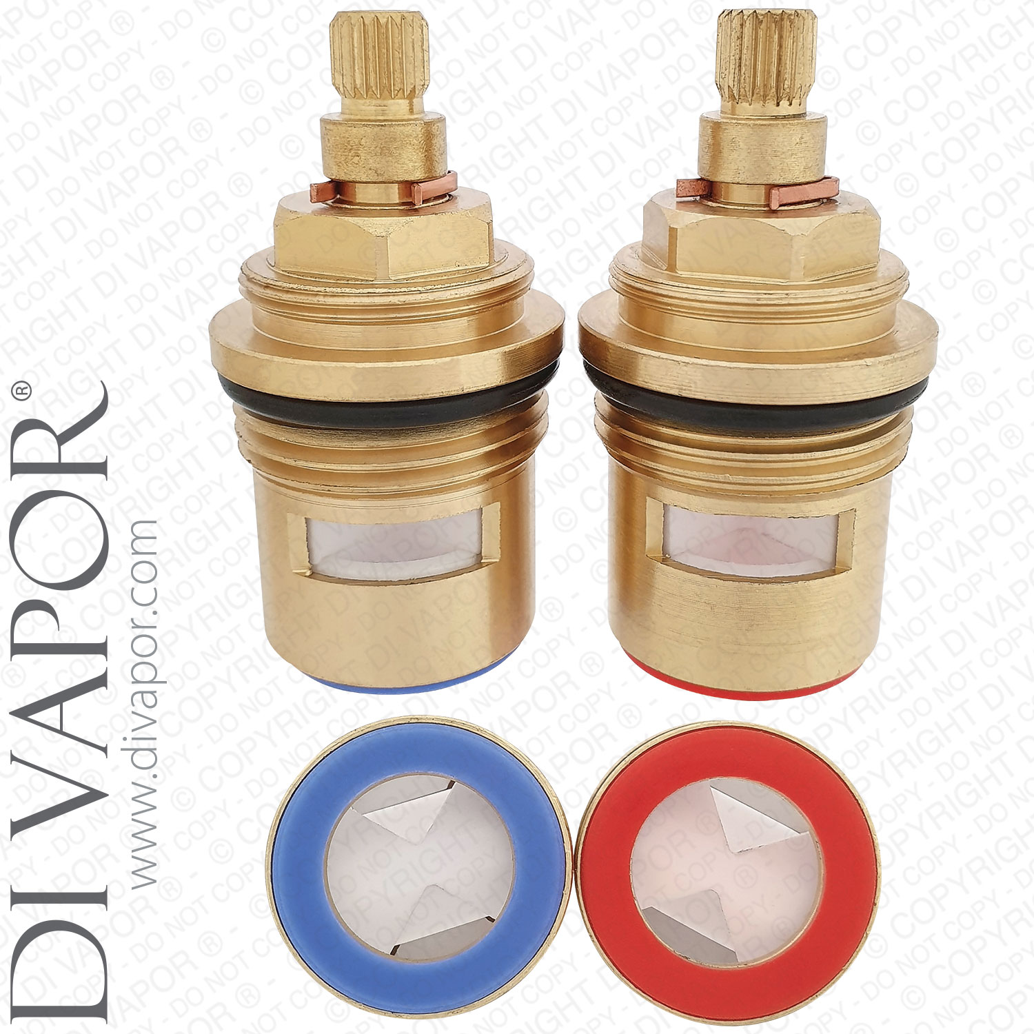 Flow Cartridge Pair for Victorian Plumbing, Neo Minimalist Bath Shower ...