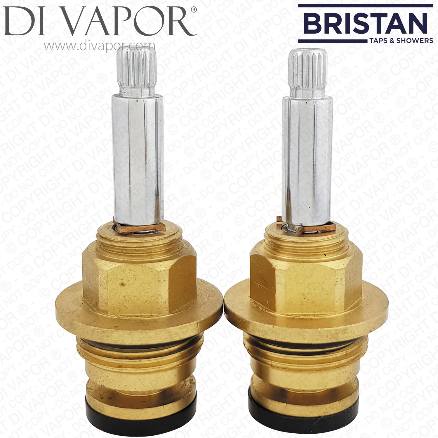 Bristan VLV XB079BD000O Trinity Bath Tap 3/4" Cartridges (Pair)