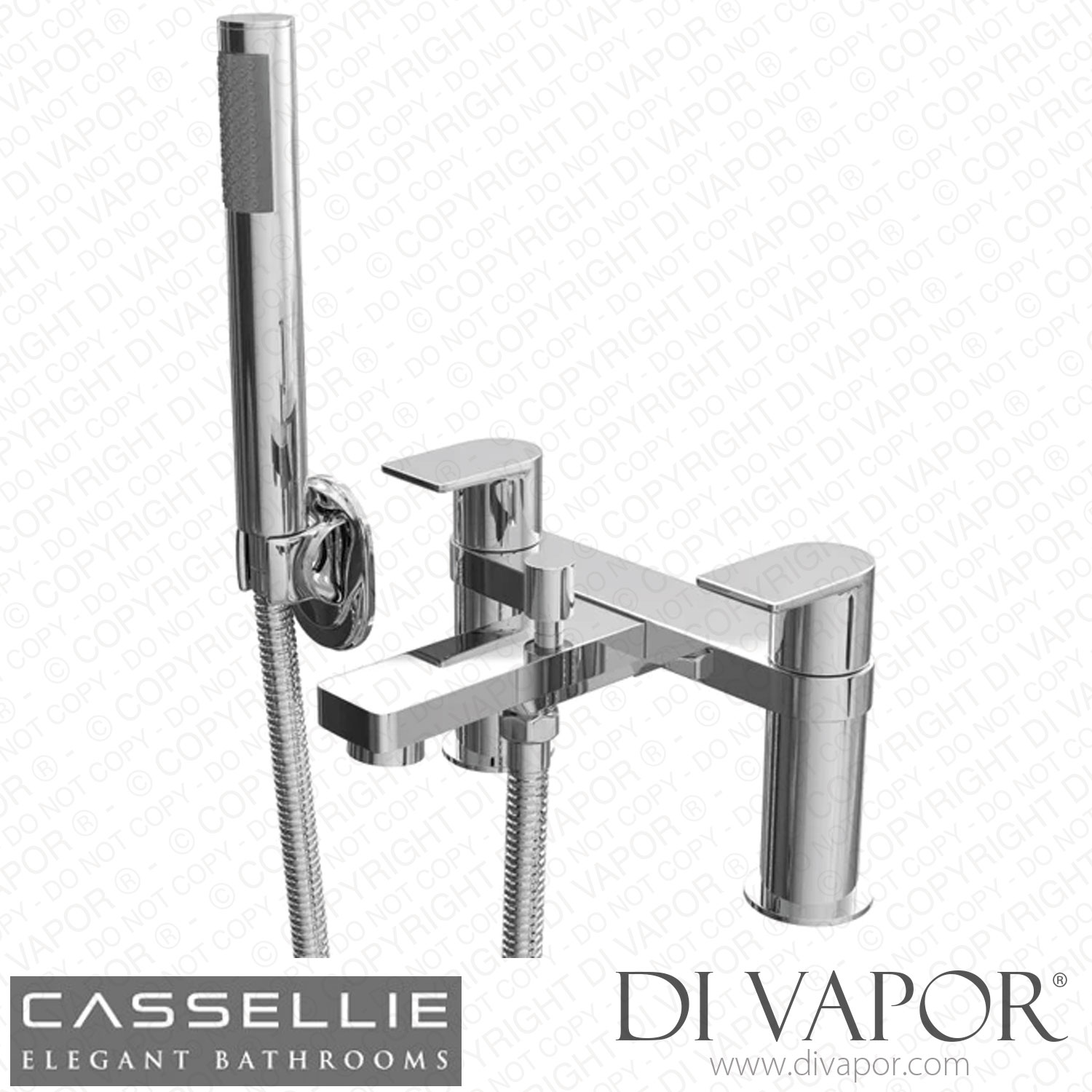 Cassellie Wind Bath Shower Mixer with Hose & Handset - WIND002 Spare Parts