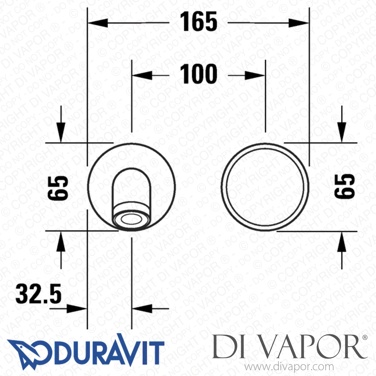 Duravit White Tulip Single Lever Basin Mixer For Concealed Installation ...