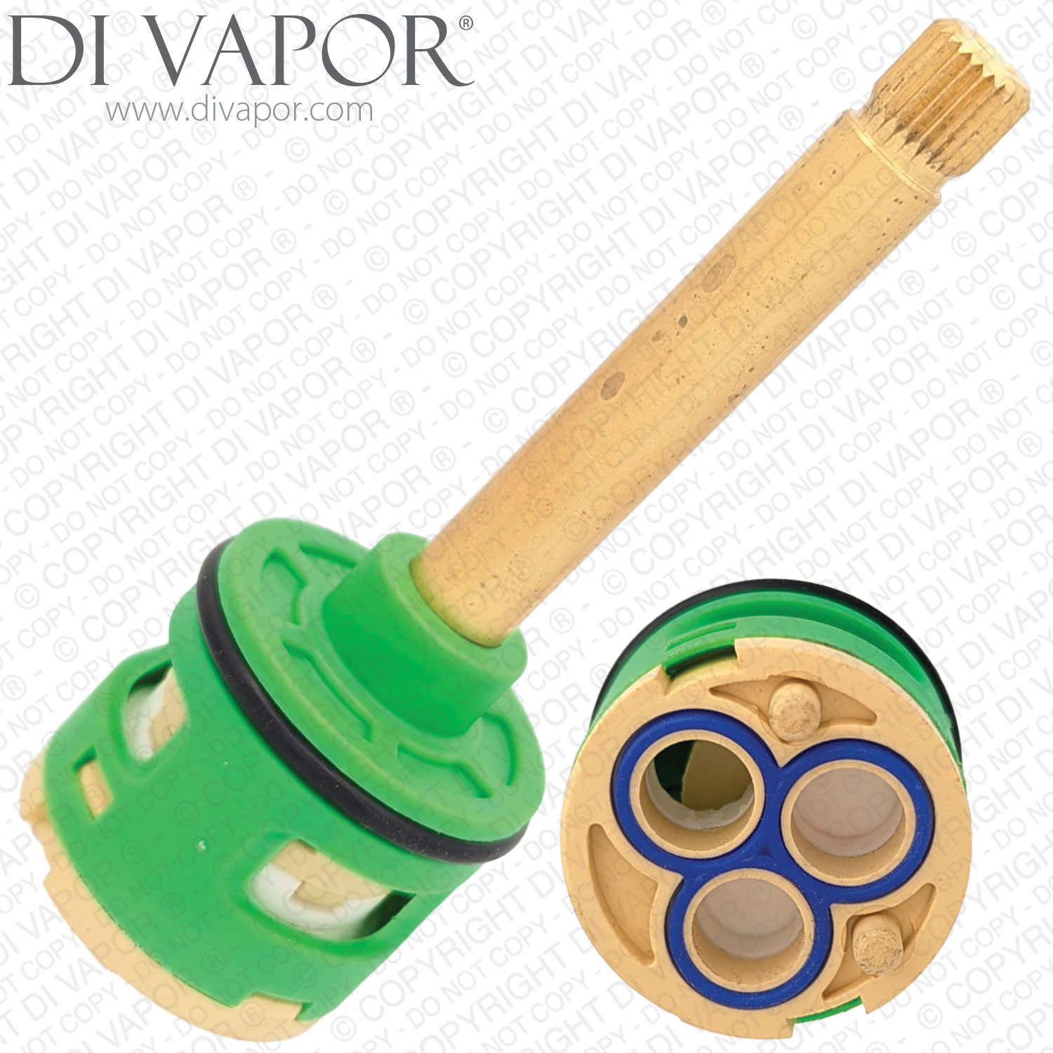 XHON 95mm 3-Way Diverter Cartridge - 60mm Spindle